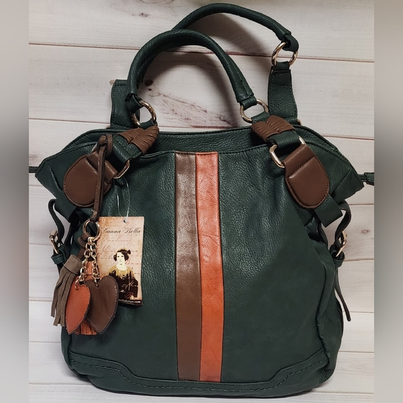 Donna Bella | Bags | Vintage Nwt Donna Bella Green Handbag | Poshmark